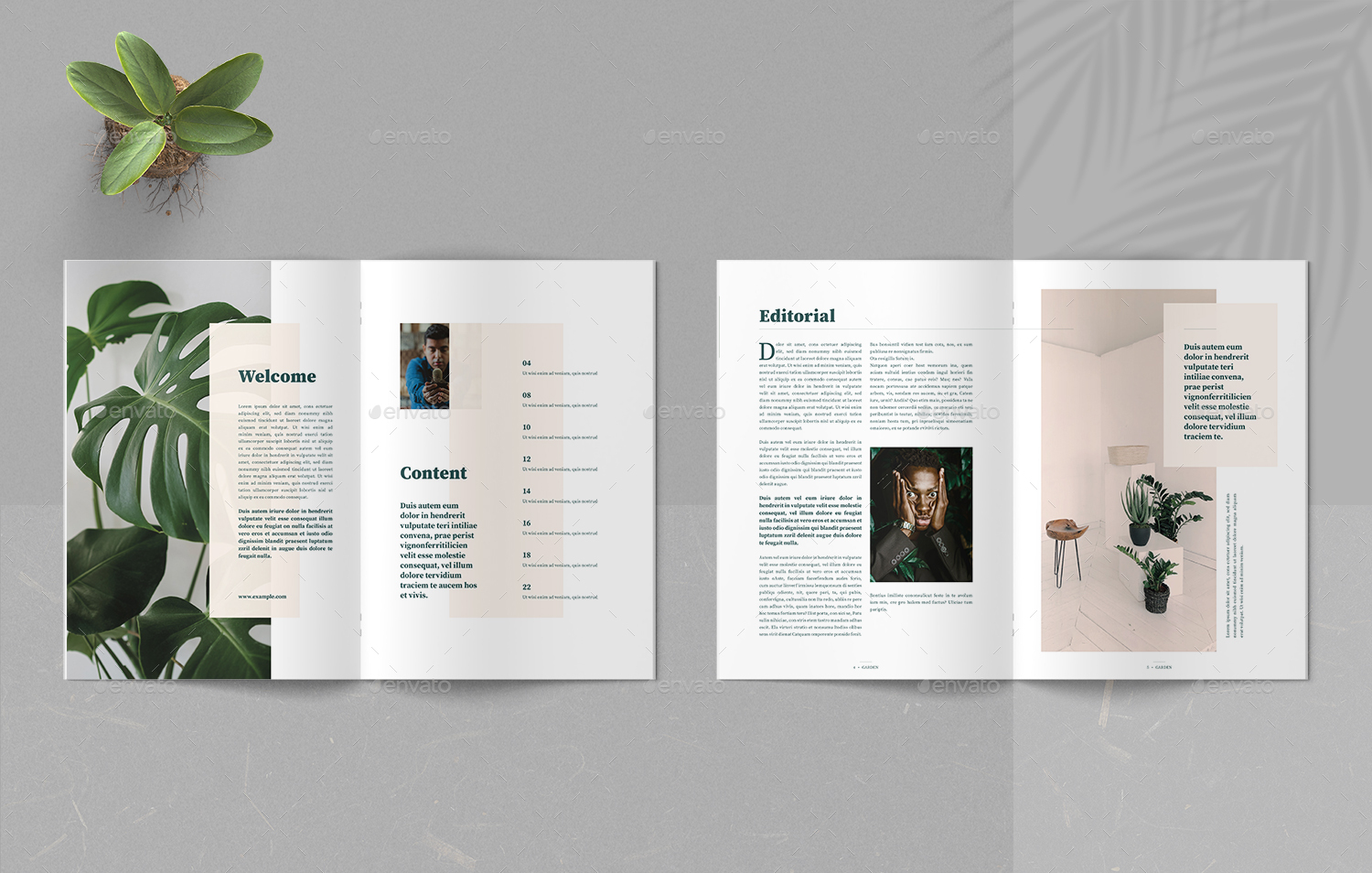 Garden Botanical Magazine, Print Templates | GraphicRiver