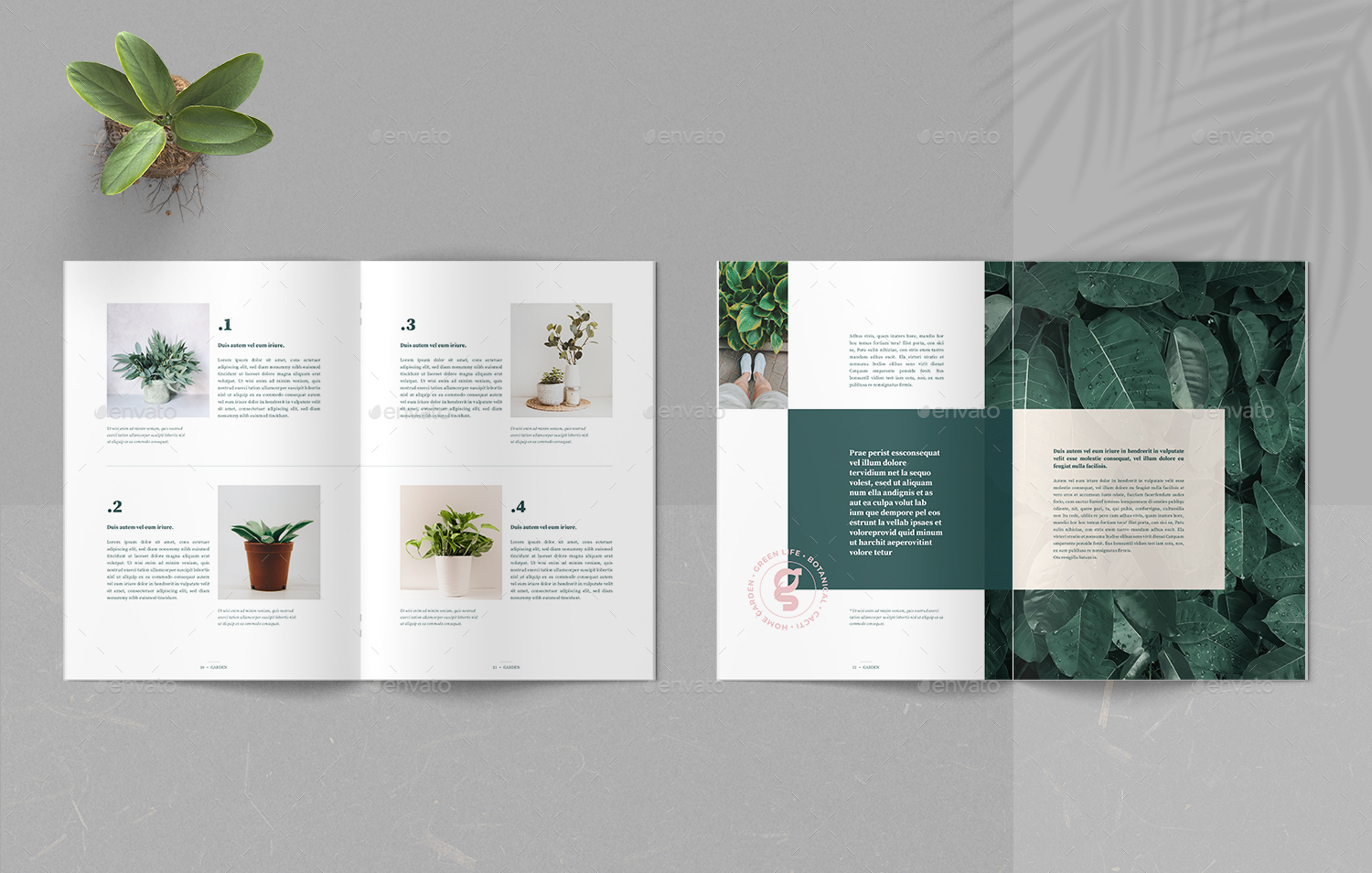 Garden Botanical Magazine, Print Templates | GraphicRiver