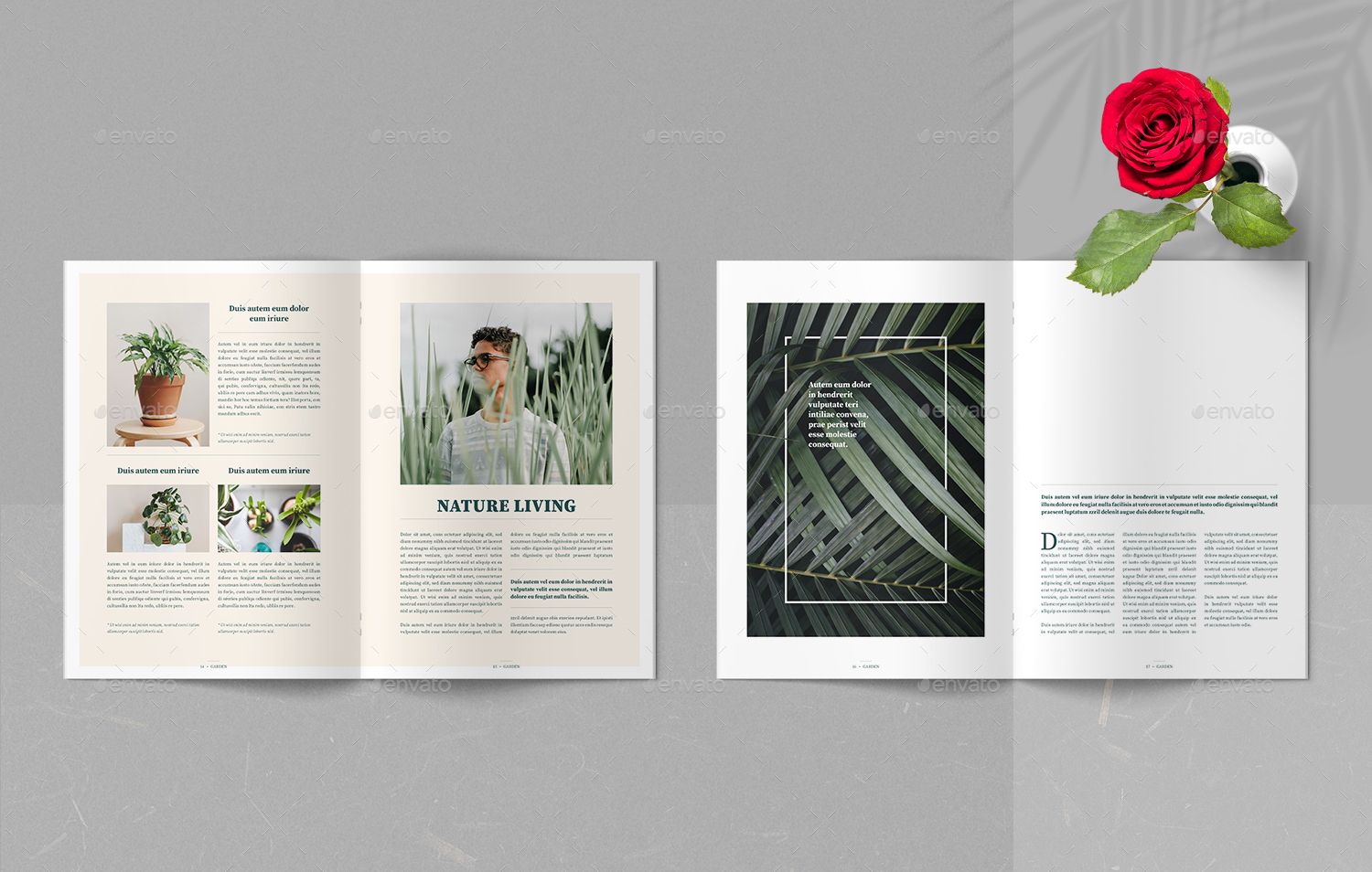 Garden Botanical Magazine, Print Templates | GraphicRiver
