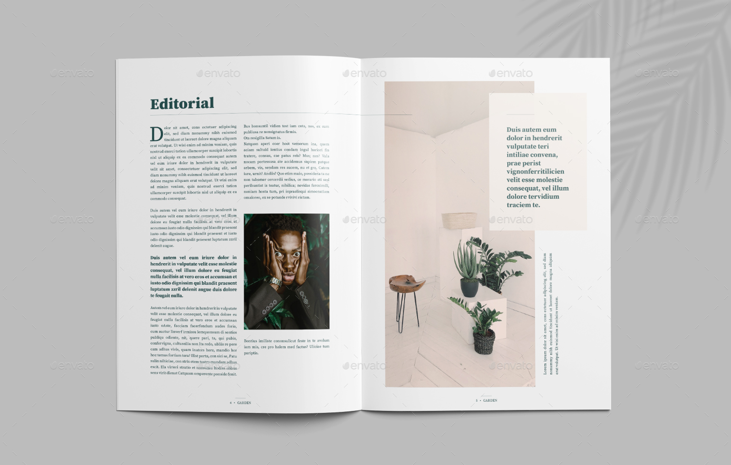 Garden Botanical Magazine, Print Templates | GraphicRiver