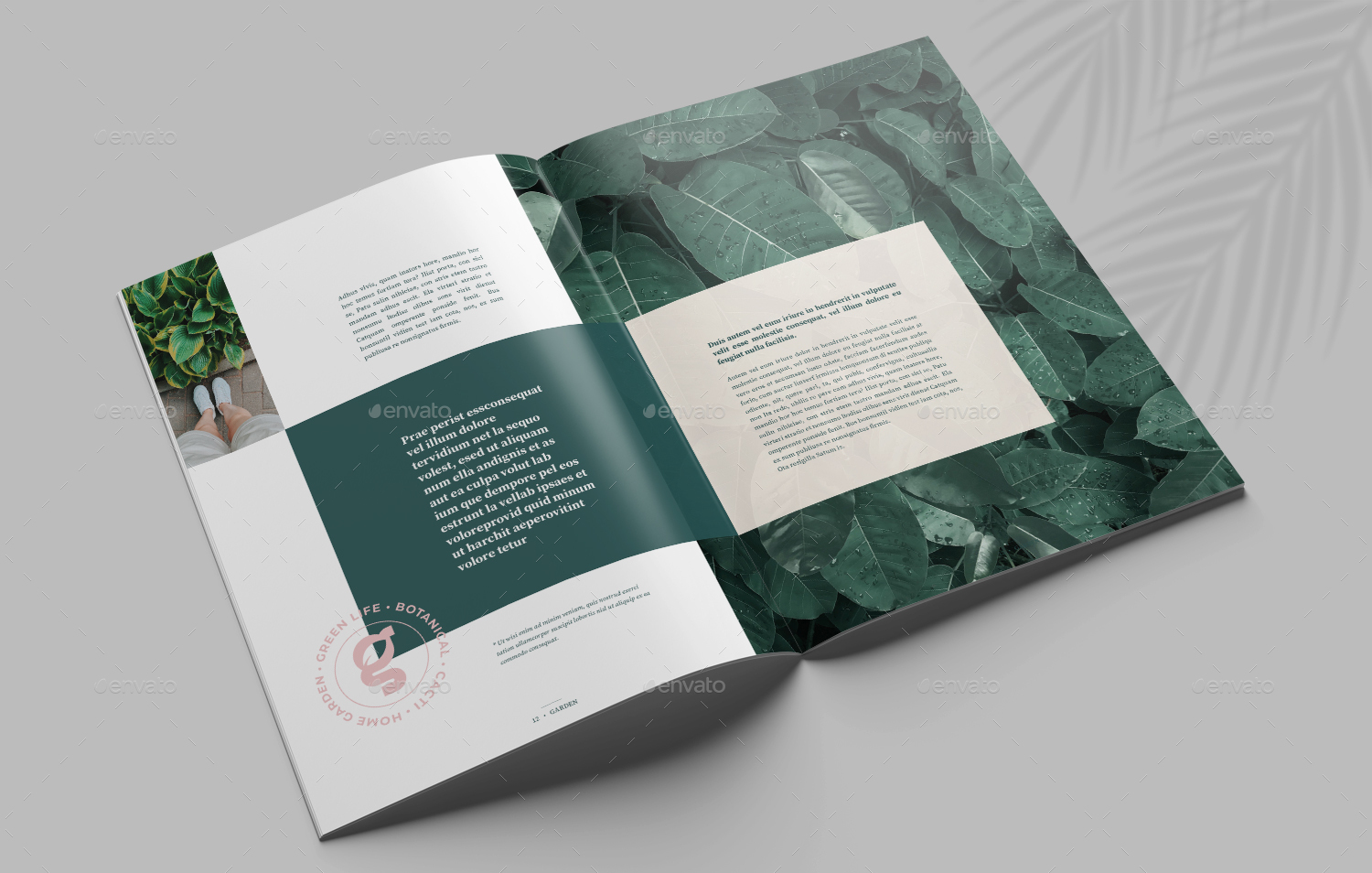 Garden Botanical Magazine, Print Templates | GraphicRiver