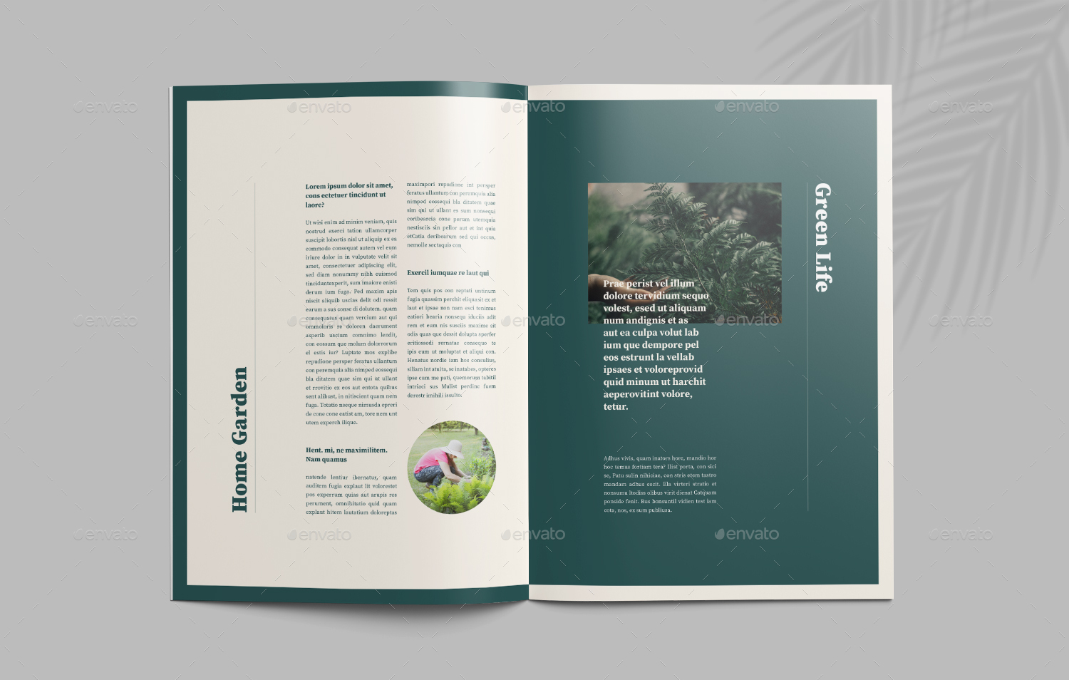 Garden Botanical Magazine, Print Templates | GraphicRiver