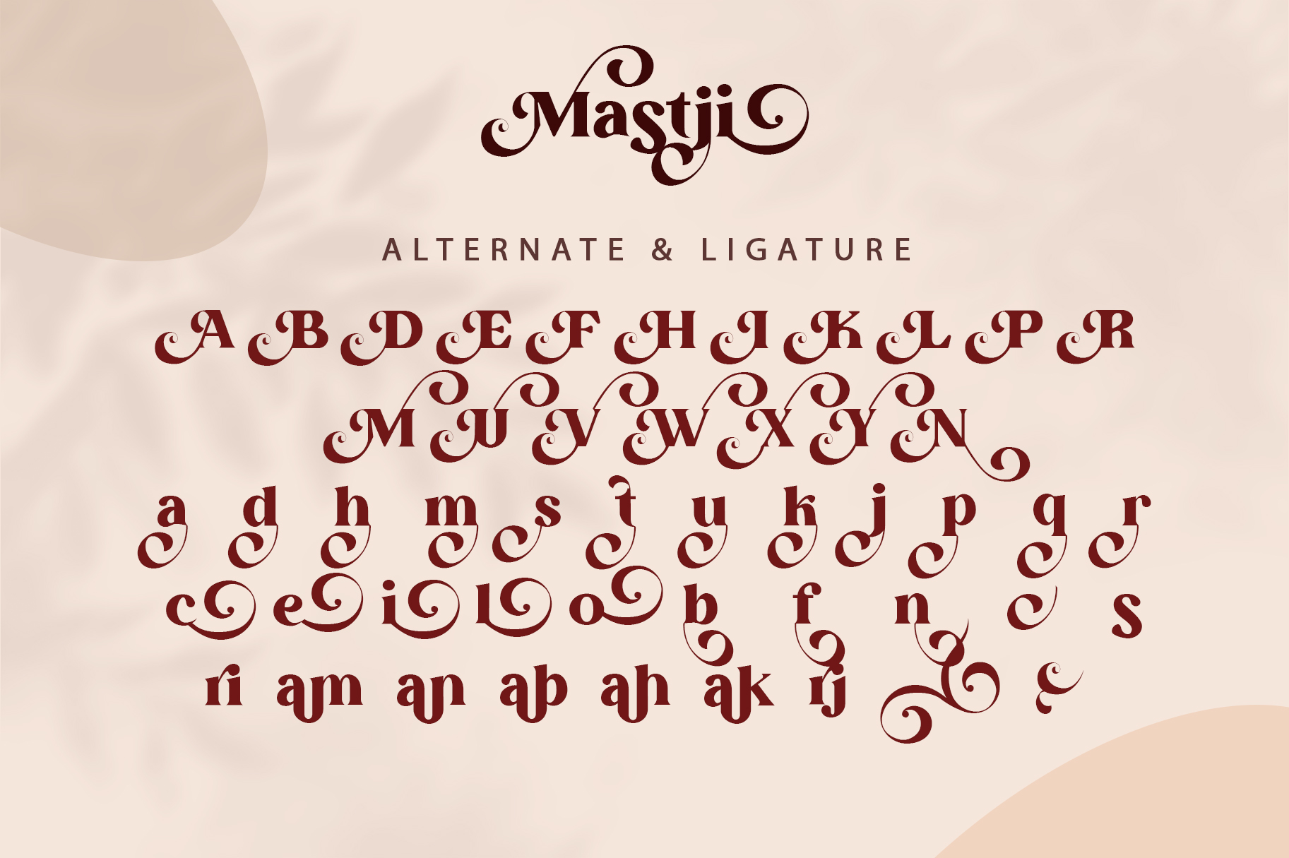 Mastji, Fonts | GraphicRiver