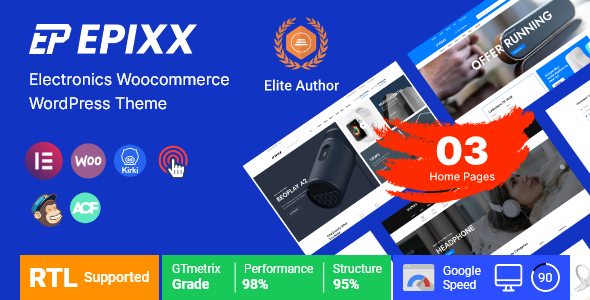 Epixx - Electronics WooCommerce WordPress Theme + RTL by BDevs ...