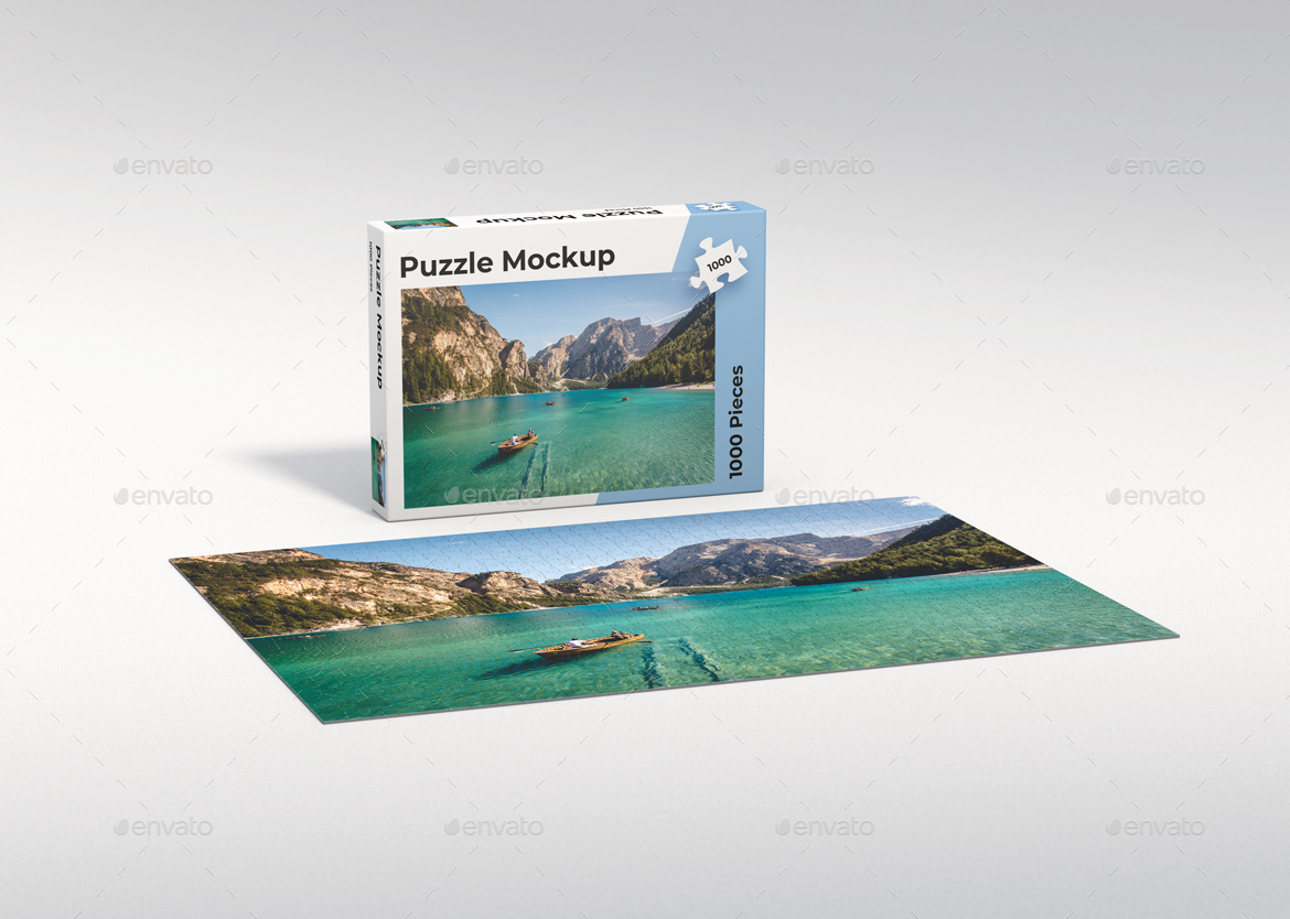 Puzzle Mockup, Graphics | GraphicRiver