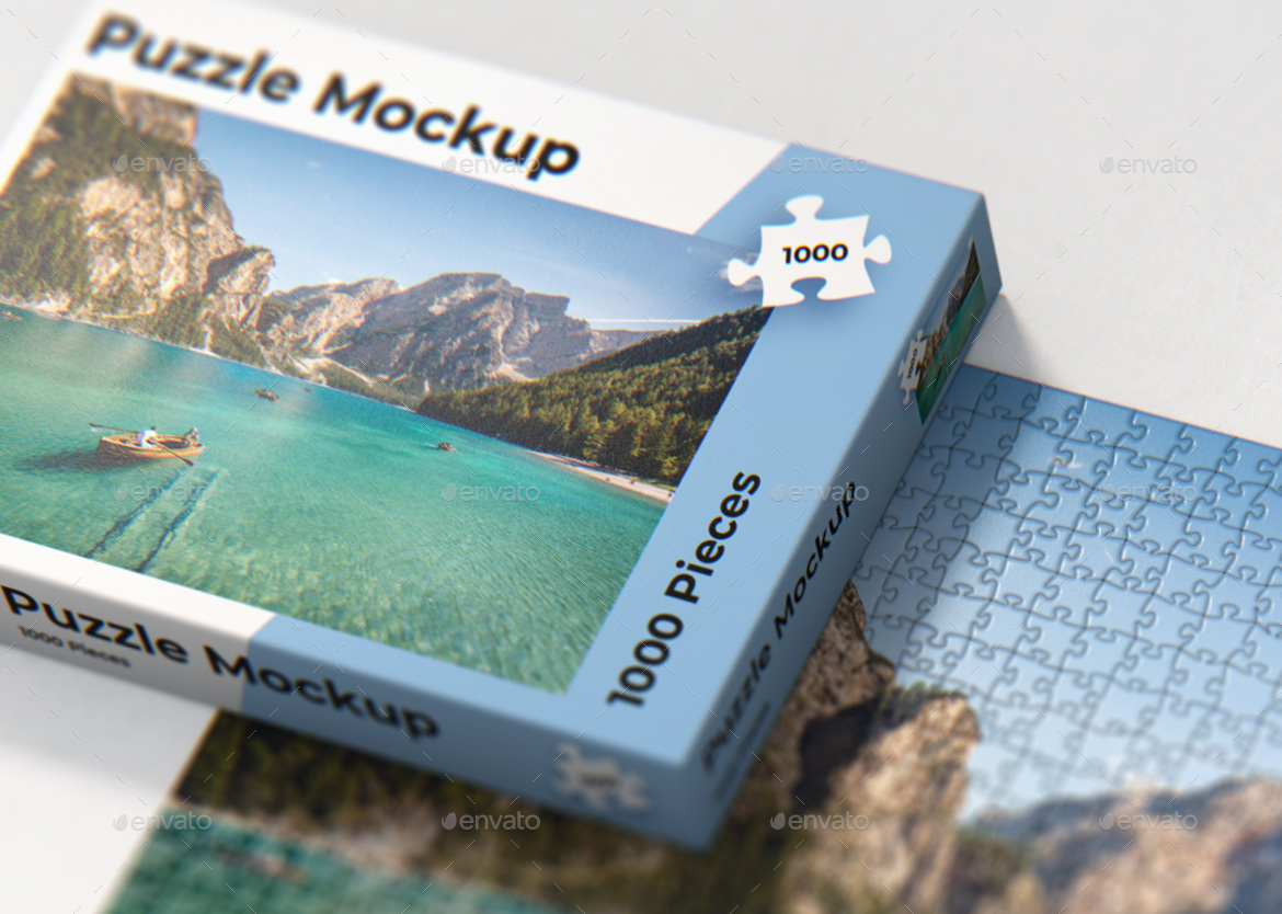 Puzzle Mockup, Graphics | GraphicRiver