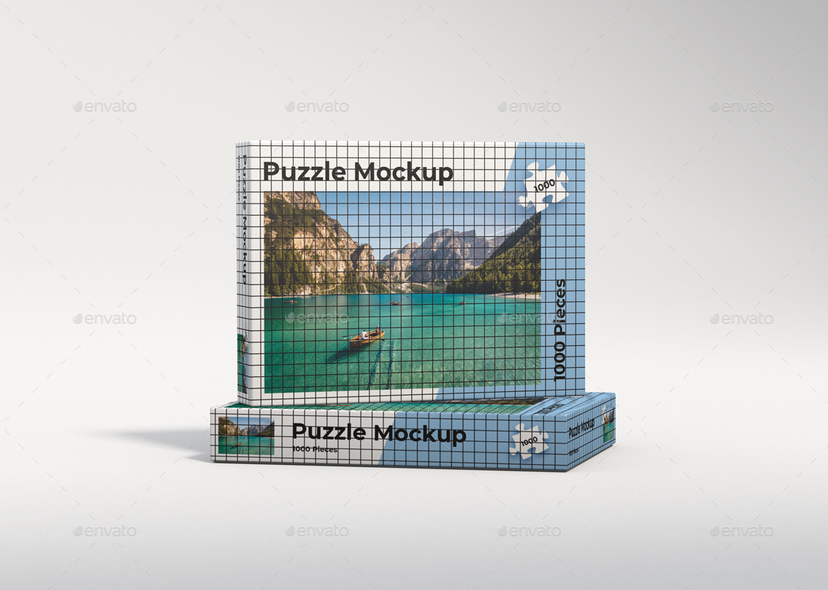 Puzzle Mockup, Graphics | GraphicRiver