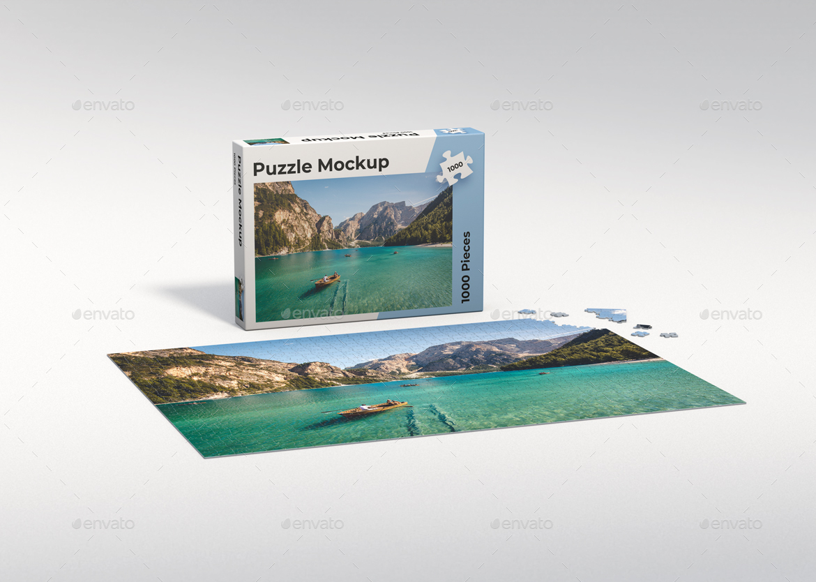 Puzzle Mockup, Graphics | GraphicRiver
