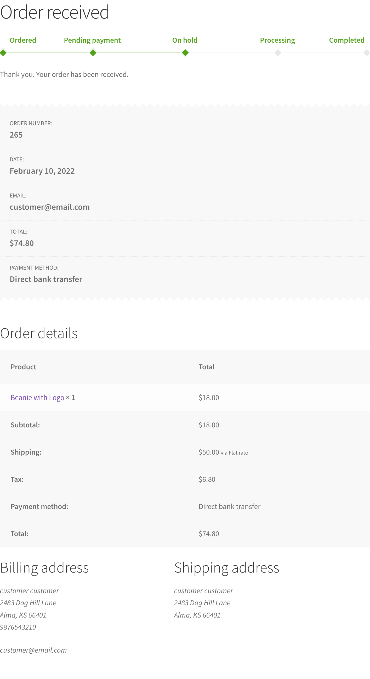 WooCommerce Order Progress Bar | Order Tracking by devdiggers | CodeCanyon