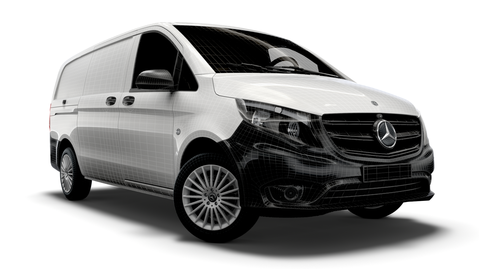 Mercedes Benz Vito Panel Van L2 2021 by creator_3d | 3DOcean
