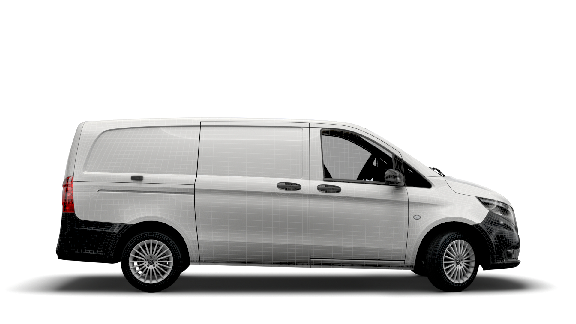 Mercedes Benz Vito Panel Van L2 2021 by creator_3d | 3DOcean