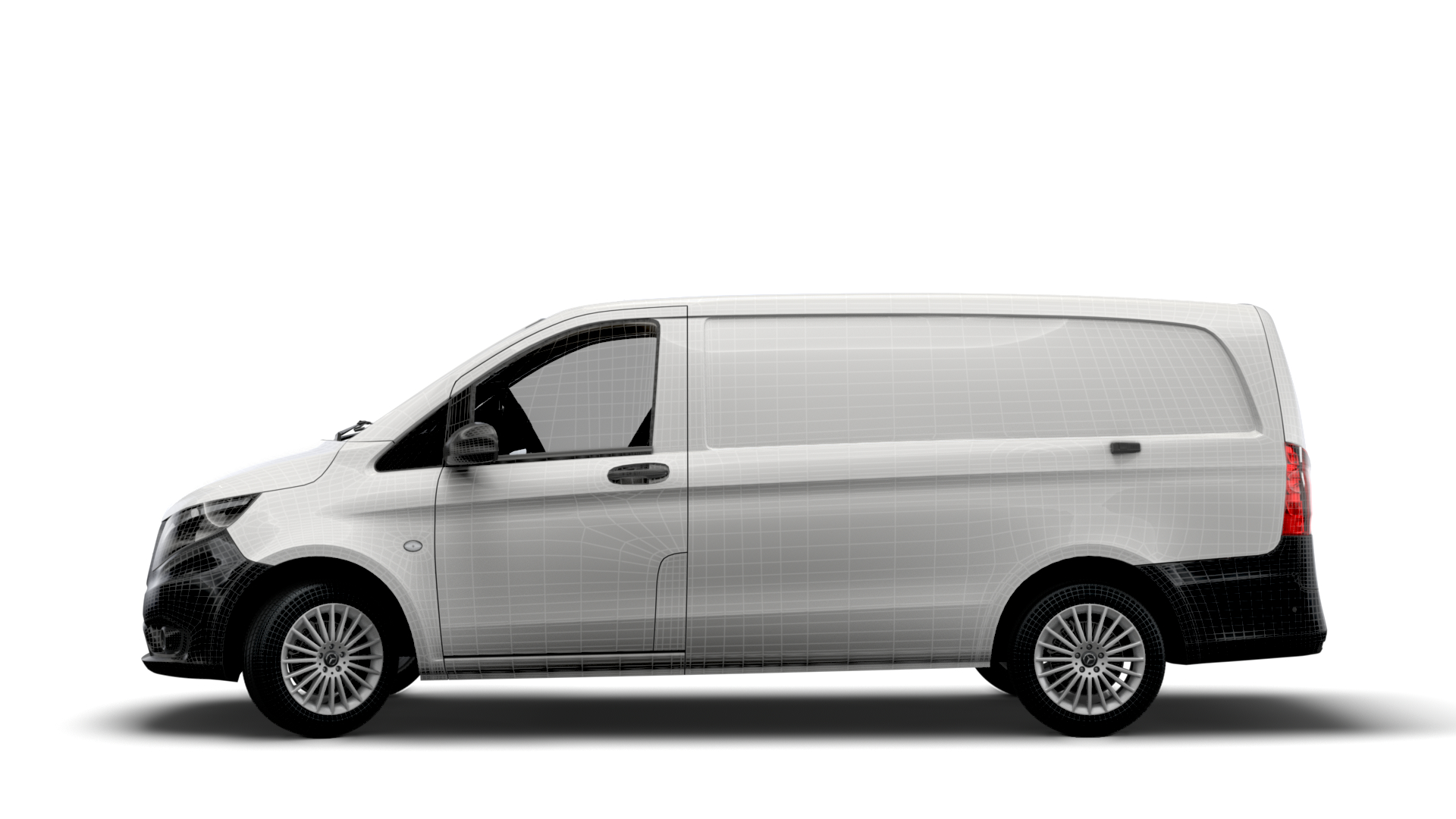 Mercedes Benz Vito Panel Van L2 2021 by creator_3d | 3DOcean