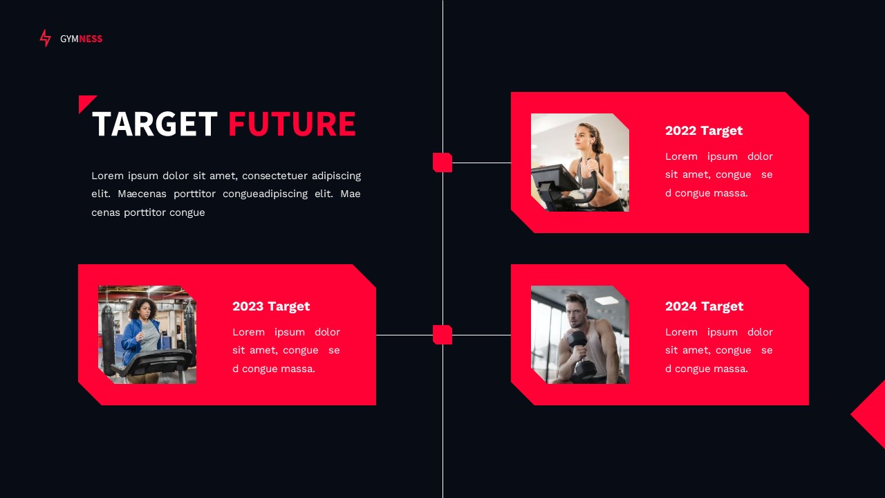 Gymness - Gym & Fitness Google Slides Template, Presentation Templates