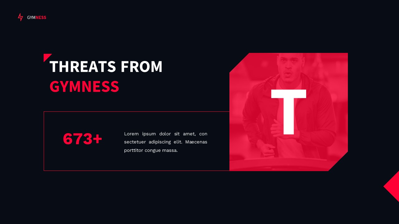 Gymness - Gym & Fitness Google Slides Template, Presentation Templates
