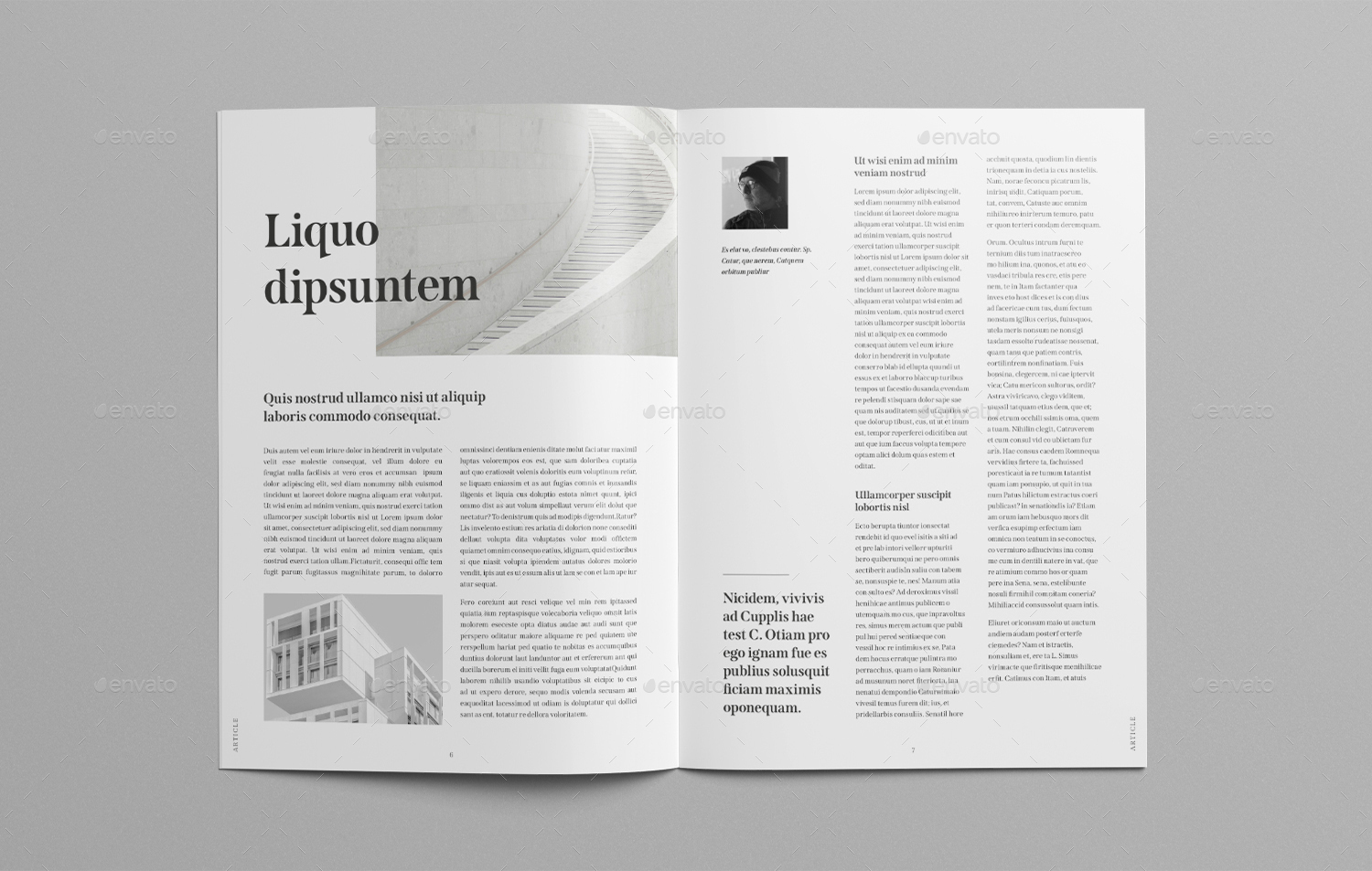 Article Magazine, Print Templates | GraphicRiver