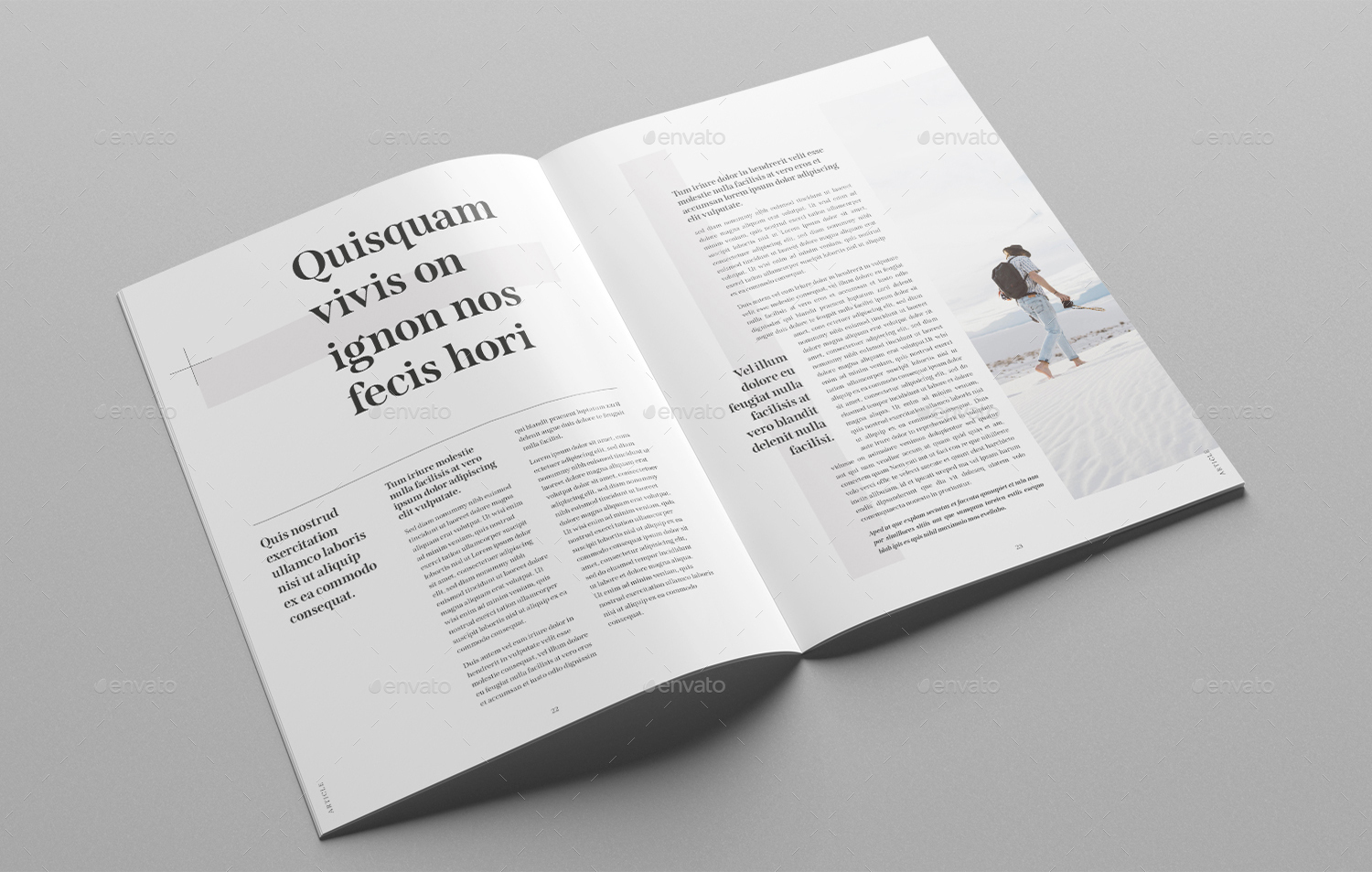 Article Magazine, Print Templates | GraphicRiver