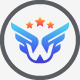 Wing Star Logo, Logo Templates | GraphicRiver