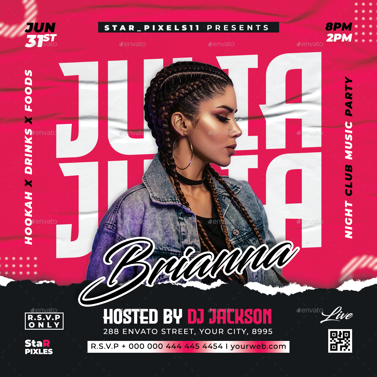 Artist Concert Flyer, Print Templates | GraphicRiver