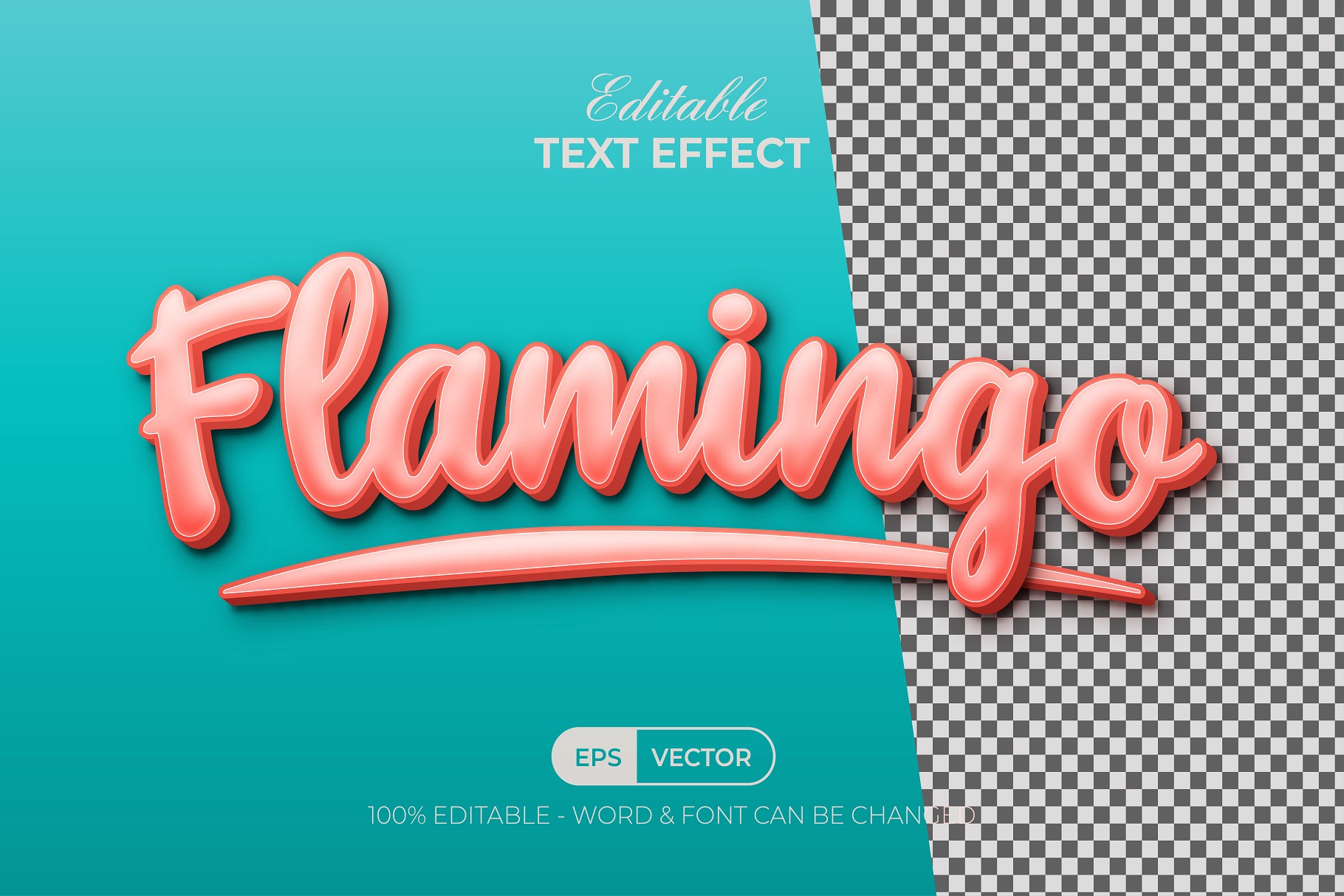 Flamingo Text Effect Style, Add-ons | GraphicRiver