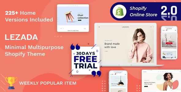 Lezada - Fully Customizable Multipurpose Shopify Theme by BootXperts