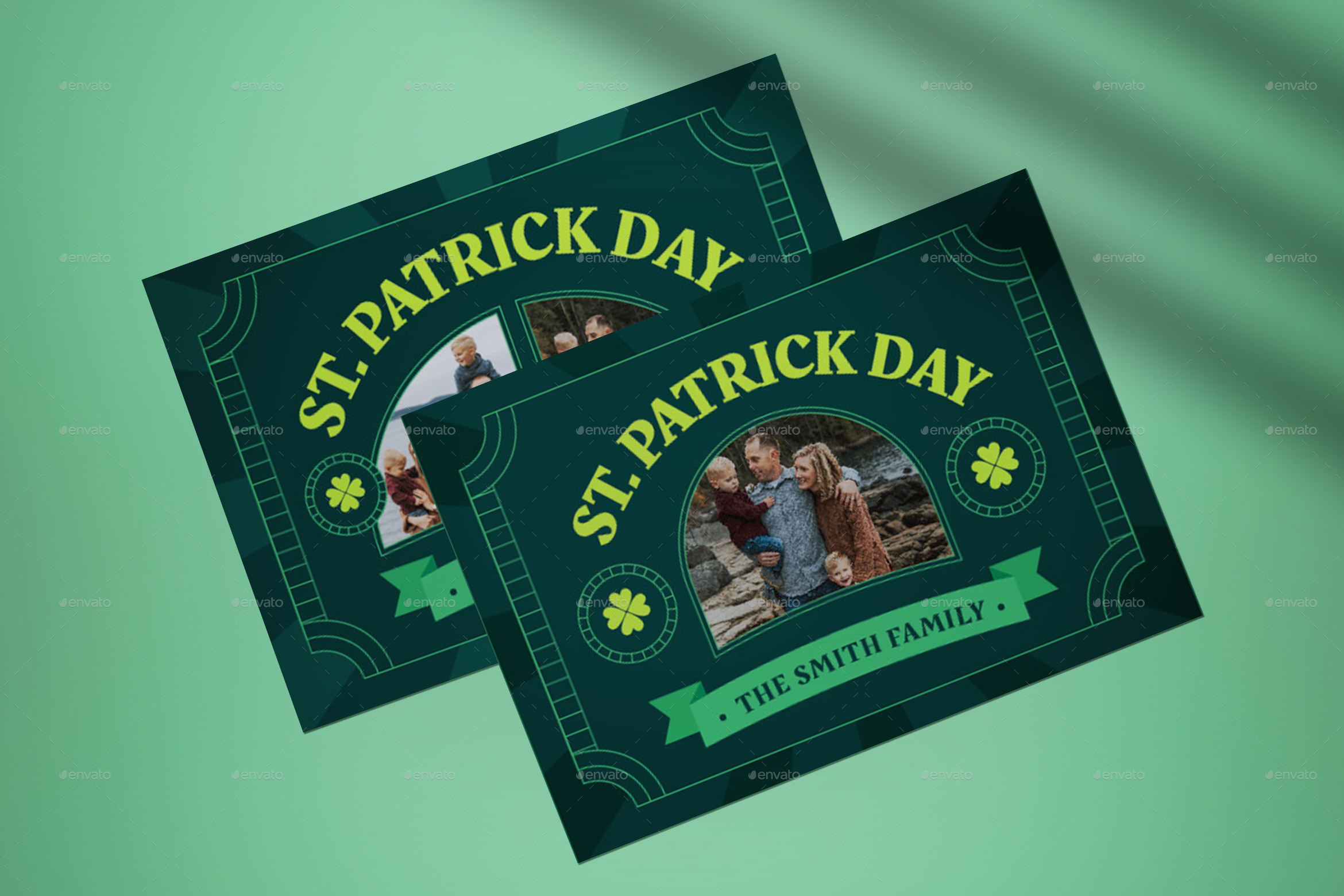 St Patrick Photo Booth Greeting Card, Print Templates | GraphicRiver