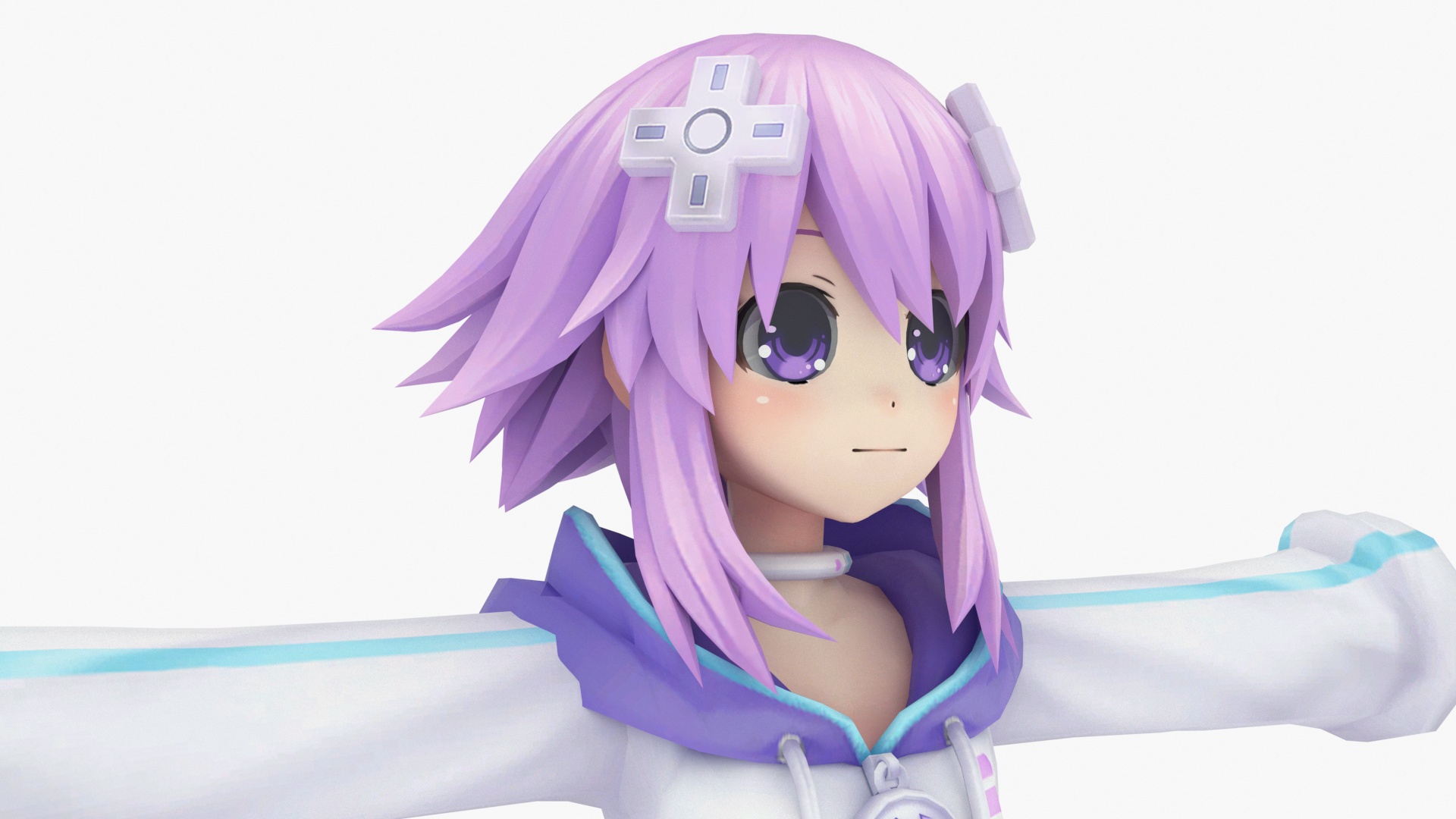 Neptune from Hyperdimension Neptunia by X-Point | 3DOcean