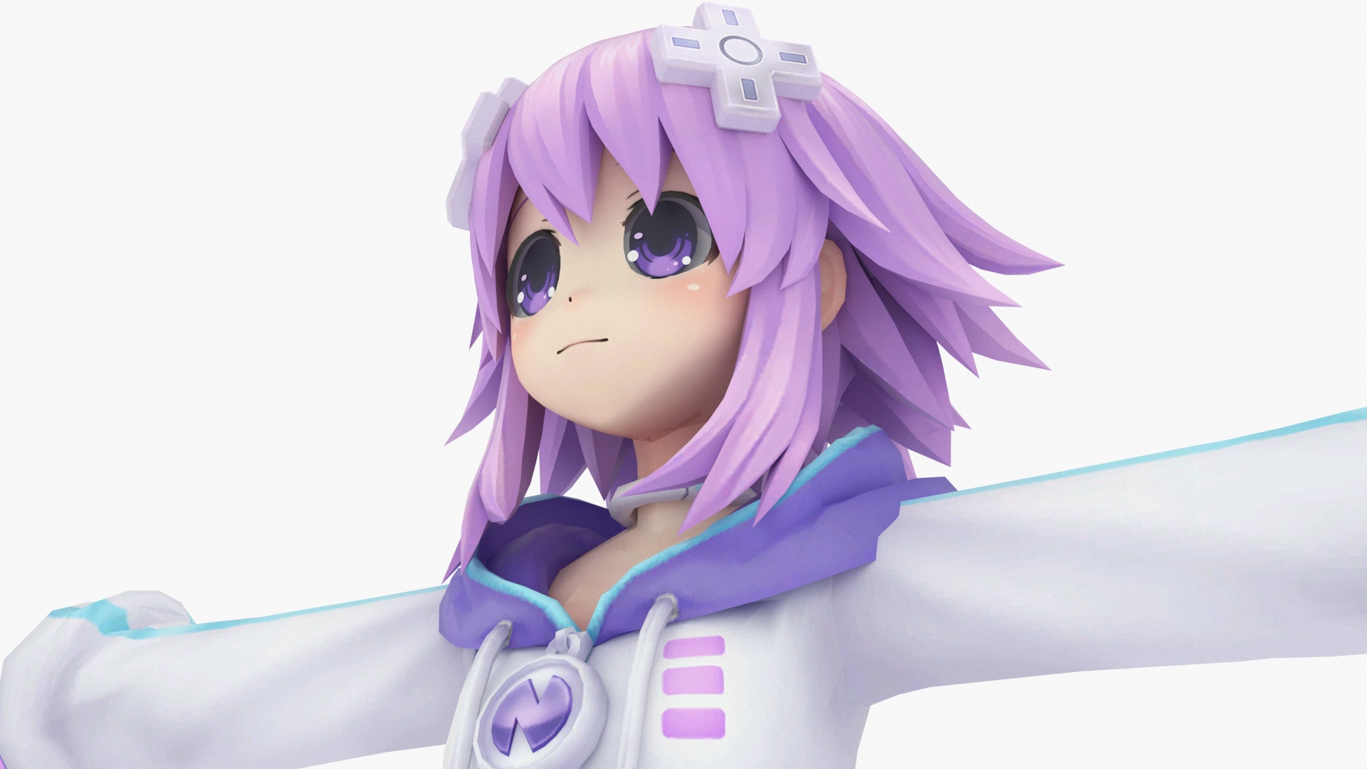 Neptune from Hyperdimension Neptunia by X-Point | 3DOcean