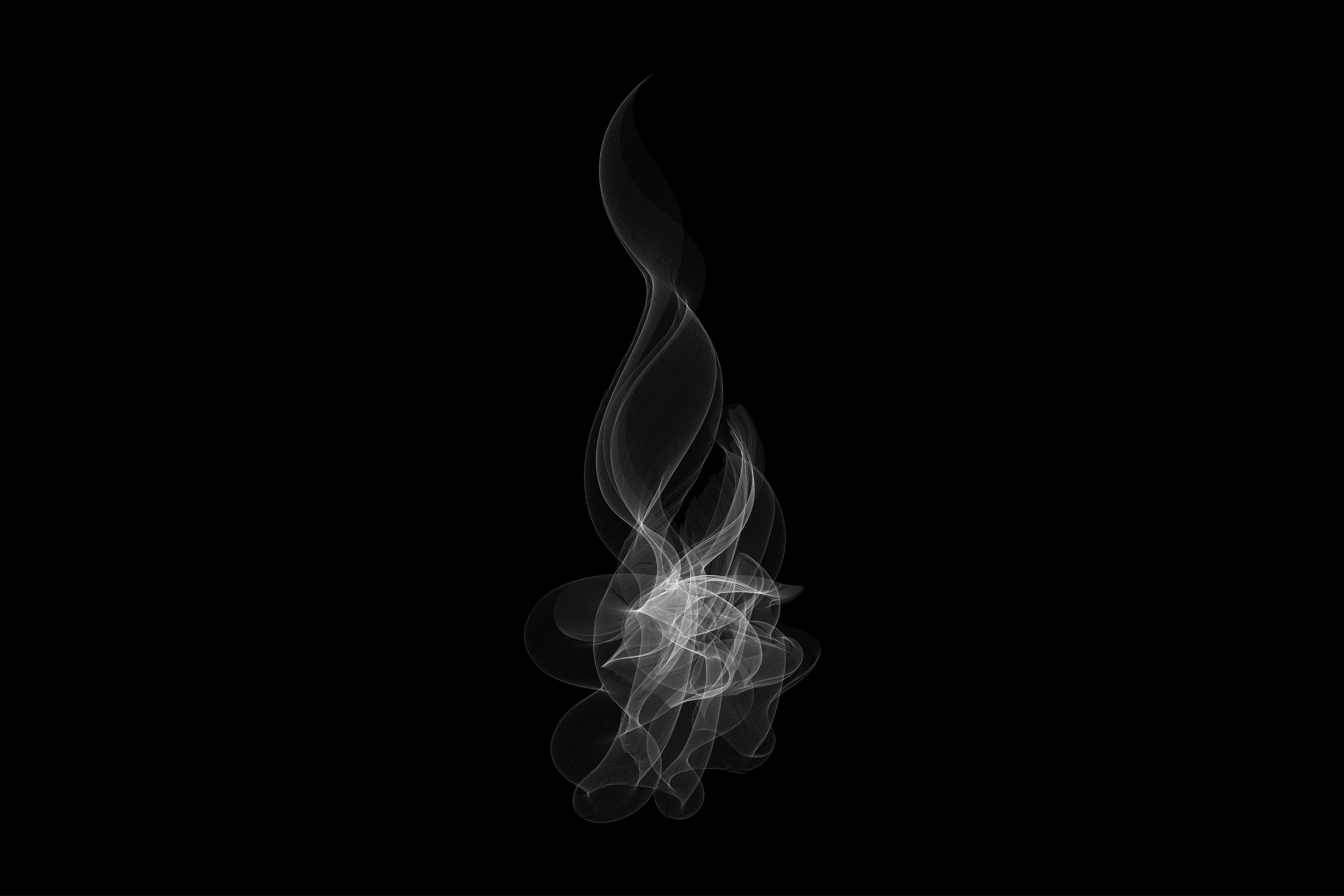 Abstract white smoke flame transparent set, Add-ons | GraphicRiver