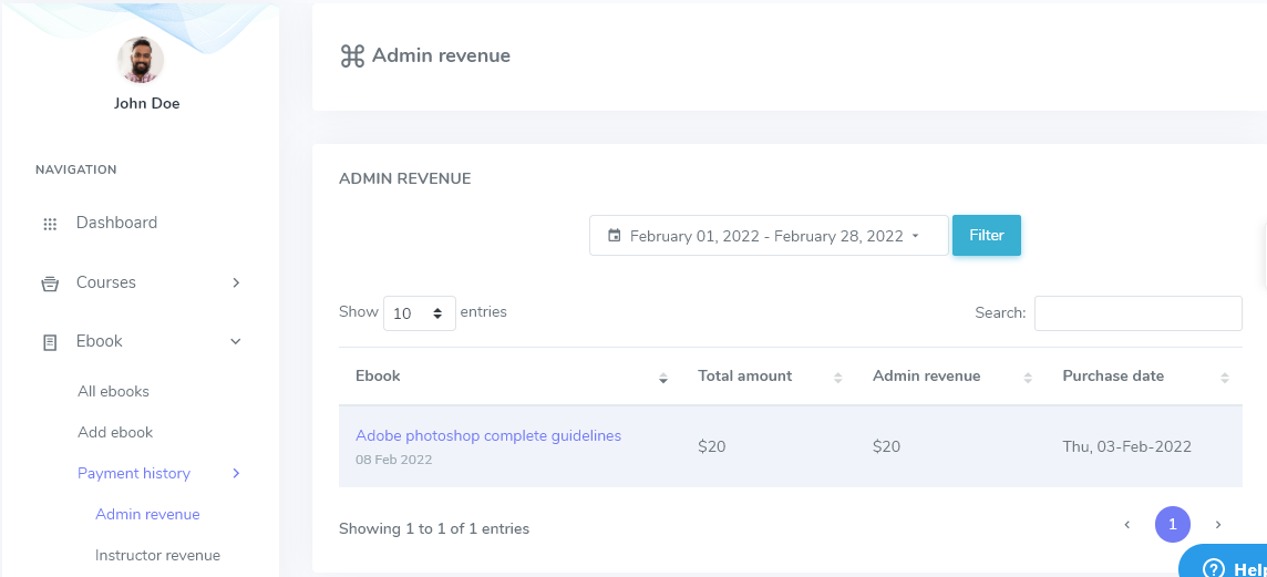 Academy LMS Ebook Selling Addon by Creativeitem | CodeCanyon