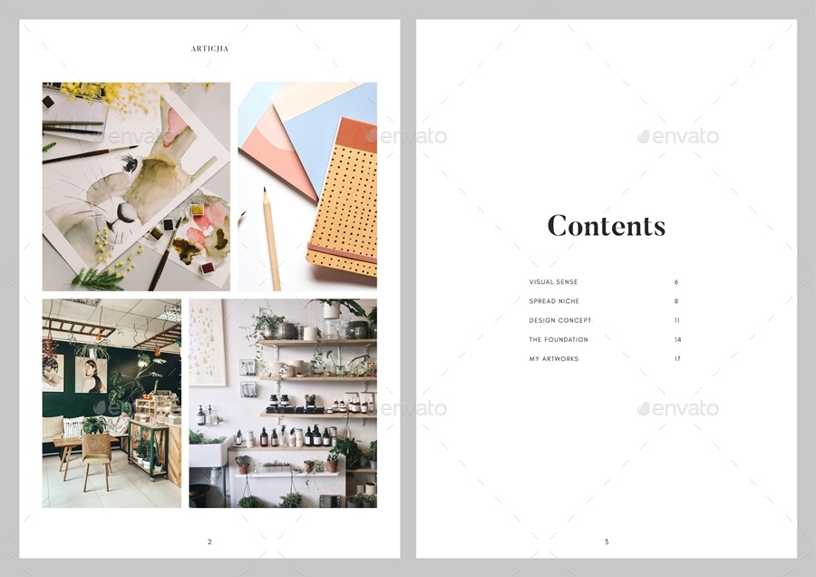 Art Portfolio Template, Print Templates | GraphicRiver