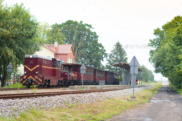 old diesel narrow gauge Stock Photo by perutskyy | PhotoDune