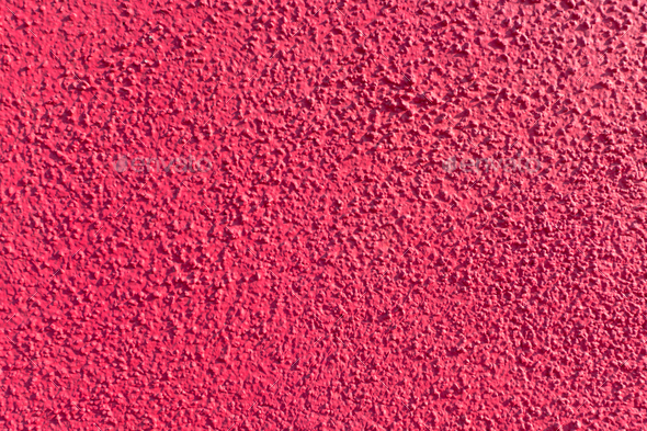 Bright pink plaster wall Stock Photo by nzooo | PhotoDune