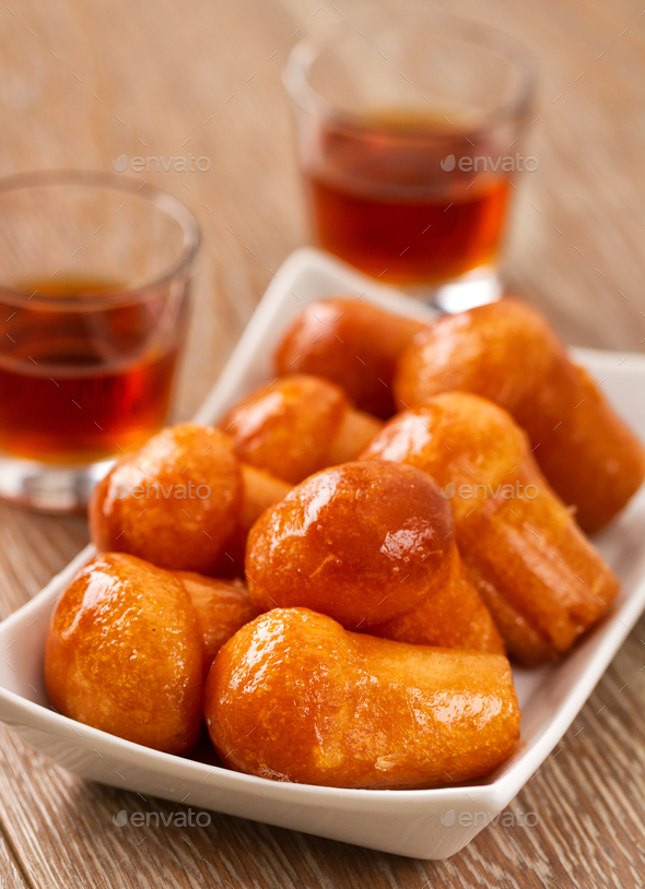 Neapolitan Baba Au Rum Stock Photo by foodstock | PhotoDune