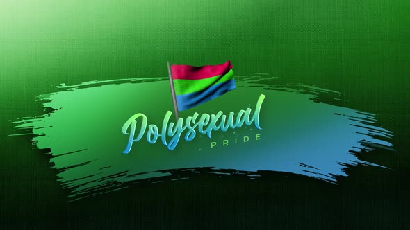 Polysexual Gender Sign Background Animation 4k, Motion Graphics | VideoHive