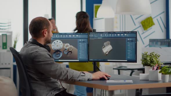 Industrial Engineer and African Project Manager Working Together, Stock ...