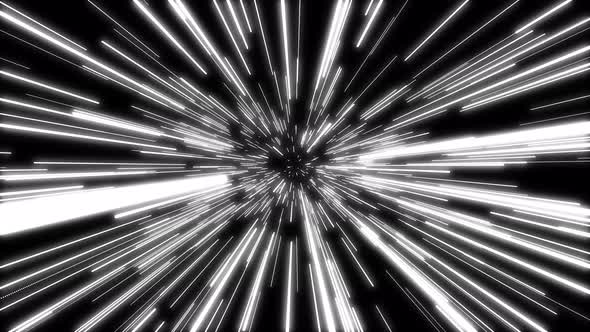 White Color Hyperspace Jump Loop, Motion Graphics | VideoHive