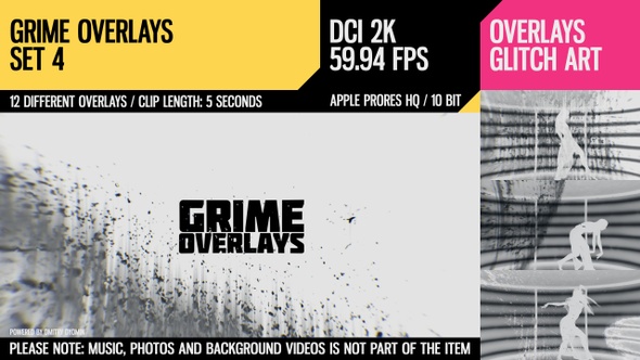 Grime Overlays (2K Set 4), Motion Graphics | VideoHive