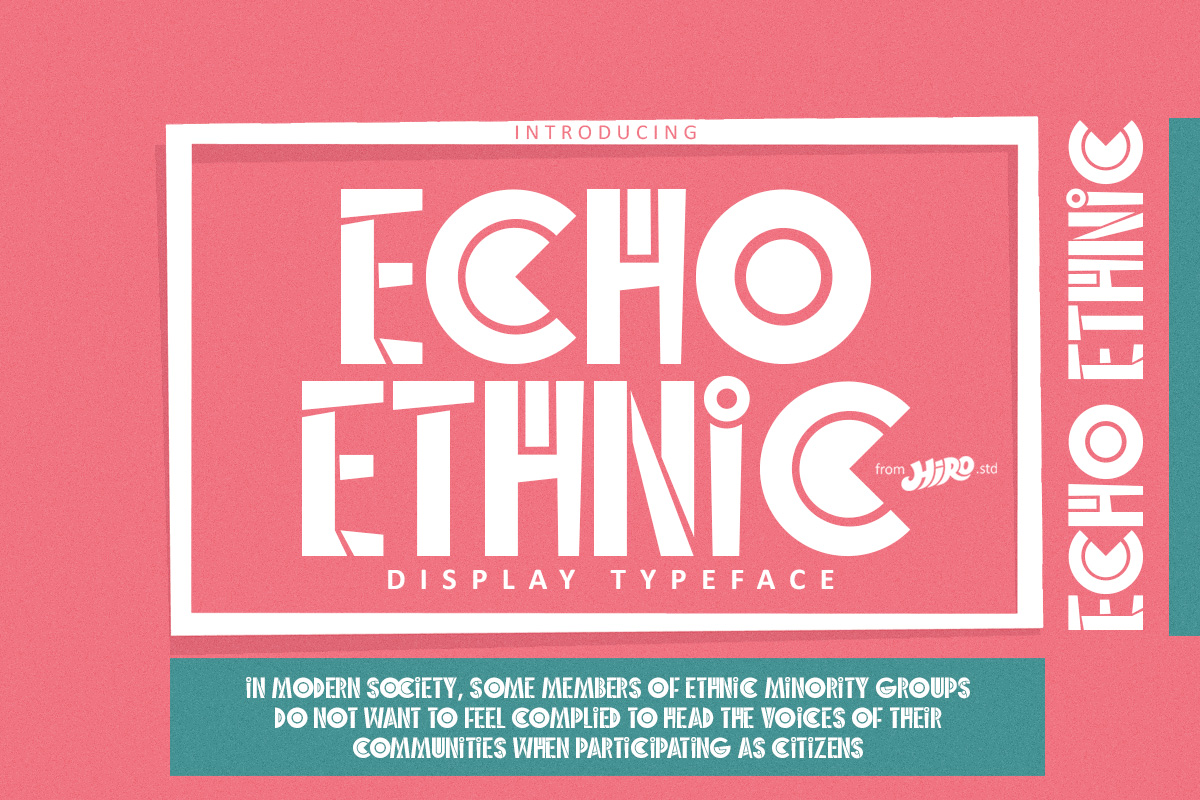 Echo Ethnic, Fonts | GraphicRiver