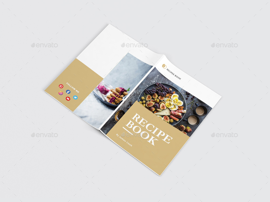 Food Recipe, Print Templates | GraphicRiver