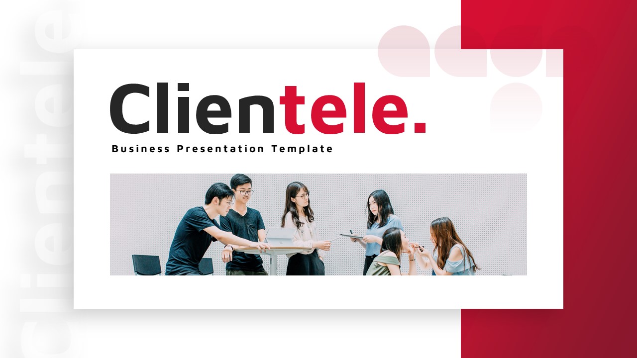 Clientele Business Presentation Template, Presentation Templates ...