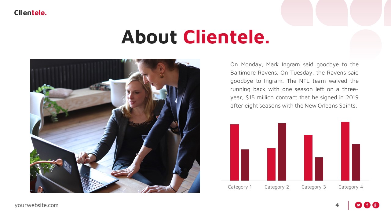 Clientele Business Presentation Template, Presentation Templates ...