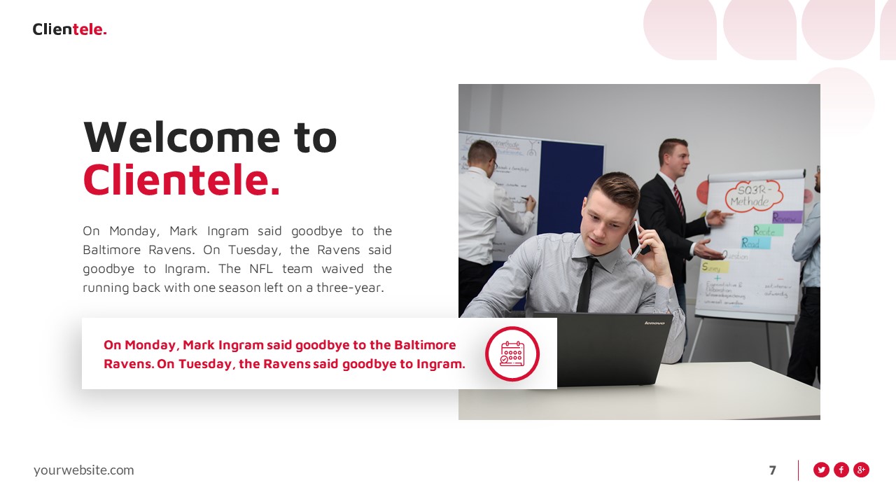 Clientele Business Presentation Template, Presentation Templates ...