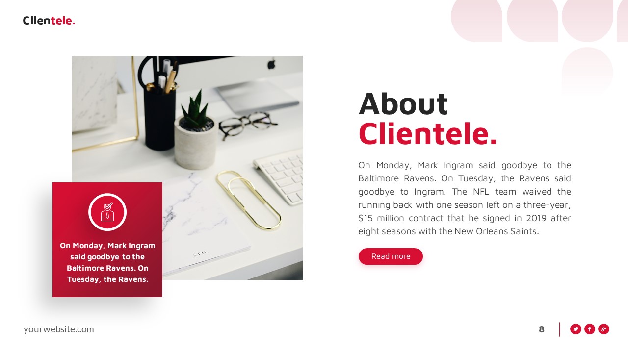 Clientele Business Presentation Template, Presentation Templates ...