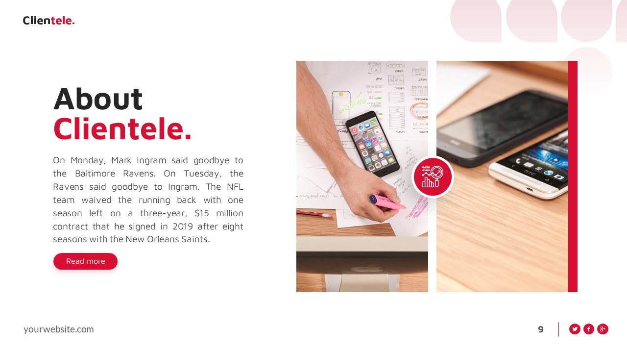 Clientele Business Presentation Template, Presentation Templates ...