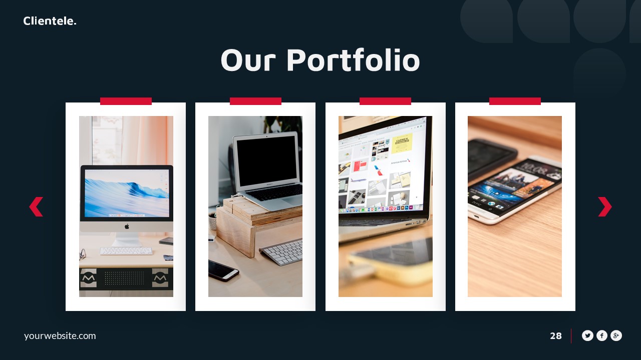 Clientele Business Presentation Template, Presentation Templates ...