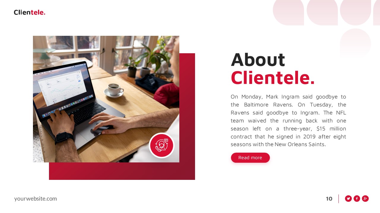 Clientele Business Presentation Template, Presentation Templates ...