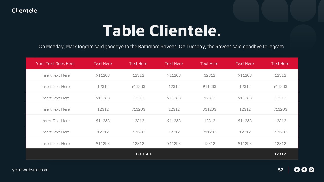 Clientele Business Presentation Template, Presentation Templates ...
