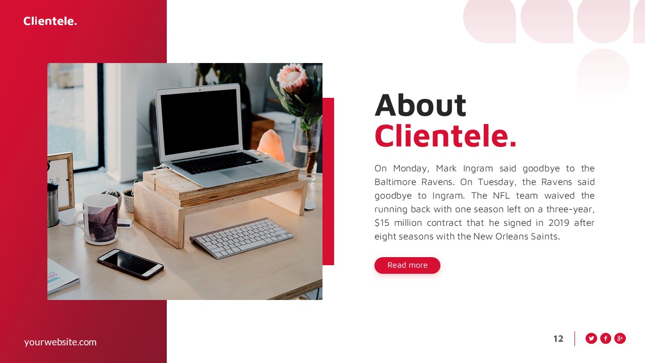 Clientele Business Presentation Template, Presentation Templates ...