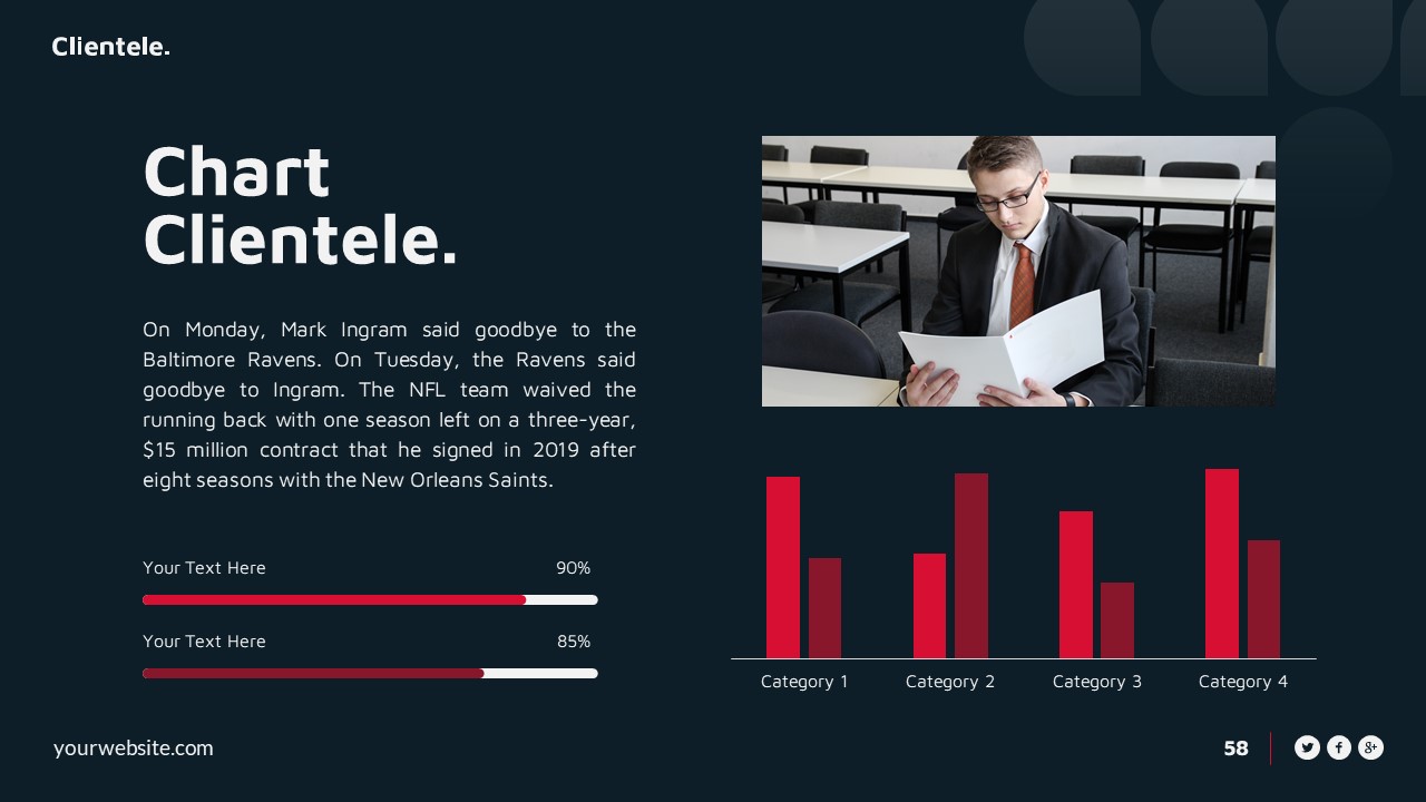 Clientele Business Presentation Template, Presentation Templates ...