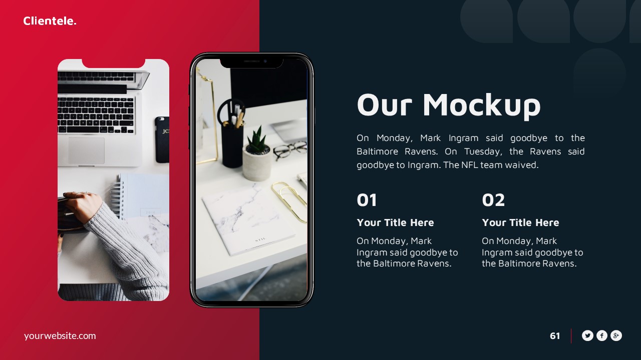 Clientele Business Presentation Template, Presentation Templates ...